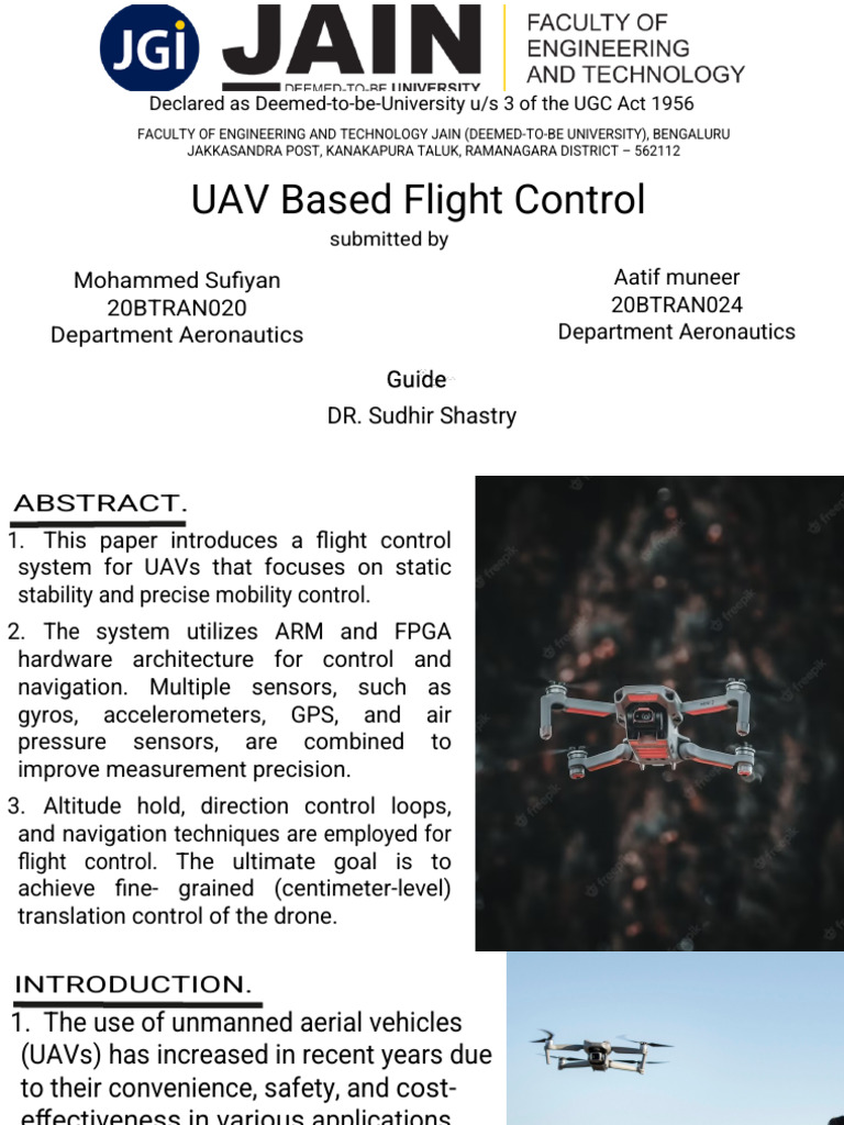 UAV Based Flight Control System | PDF | Molecular Physics | Scientific Phenomena