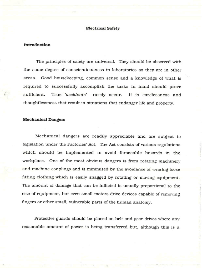 Electrical Safety | PDF | Electric Arc | Burn