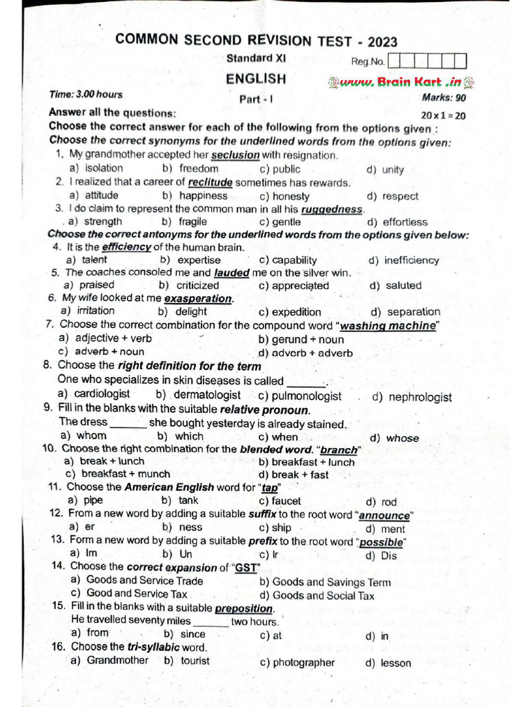 11th Grade English Resources | PDF