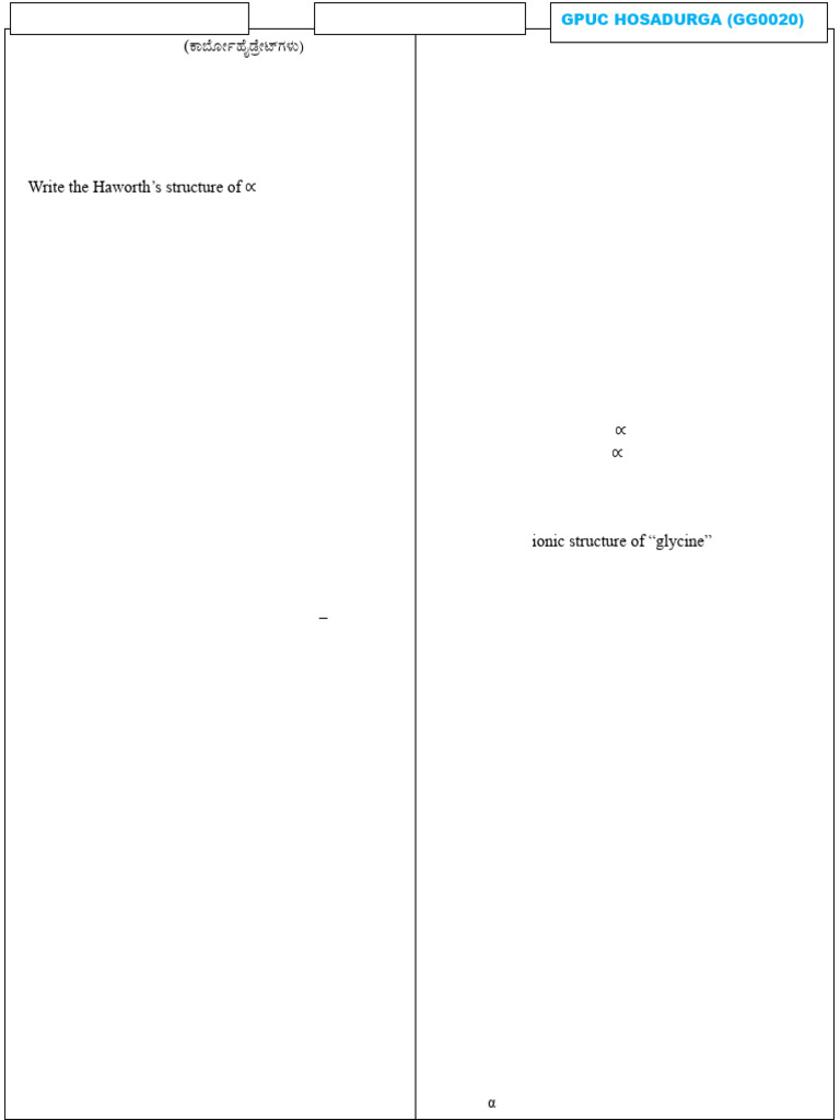 Biomolecule-Concept Previous | PDF | Glucose | Nucleic Acids