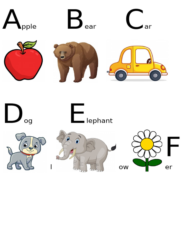 ALPHABET ABCDEF | PDF