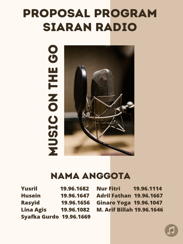 Proposal Produksi Siaran Radio | PDF