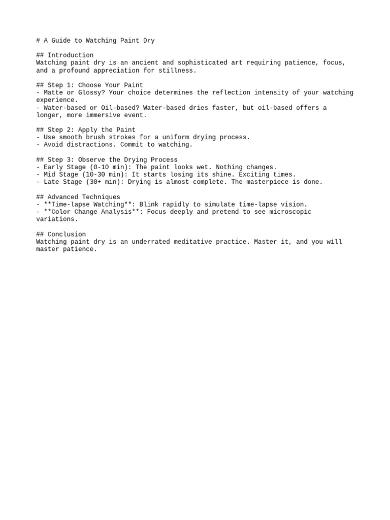 Guide_to_Watching_Paint_Dry | PDF