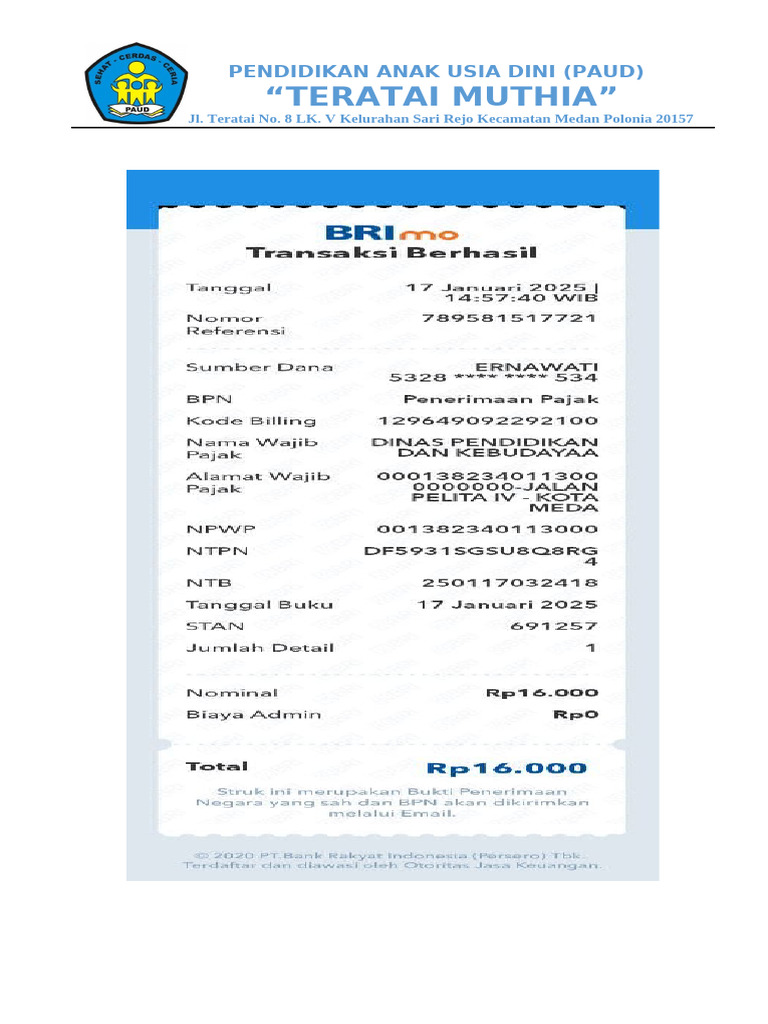 bukti tf pajak_032109 | PDF