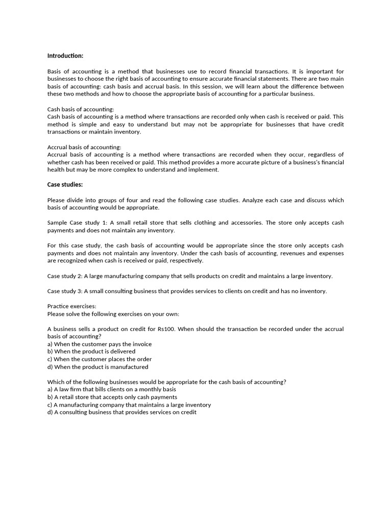 Student Handout - Session 9 - REF | PDF