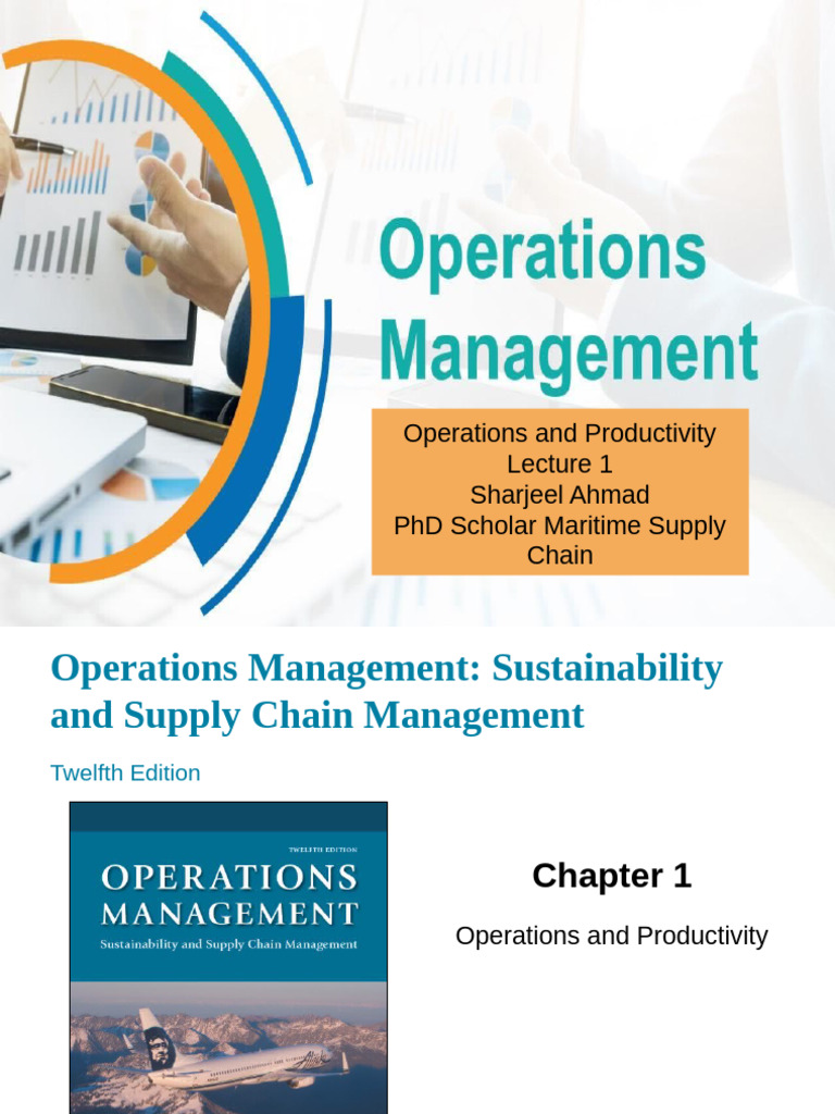 OM Lecture 1-Operations & Productivity | PDF | Supply Chain | Supply Chain Management
