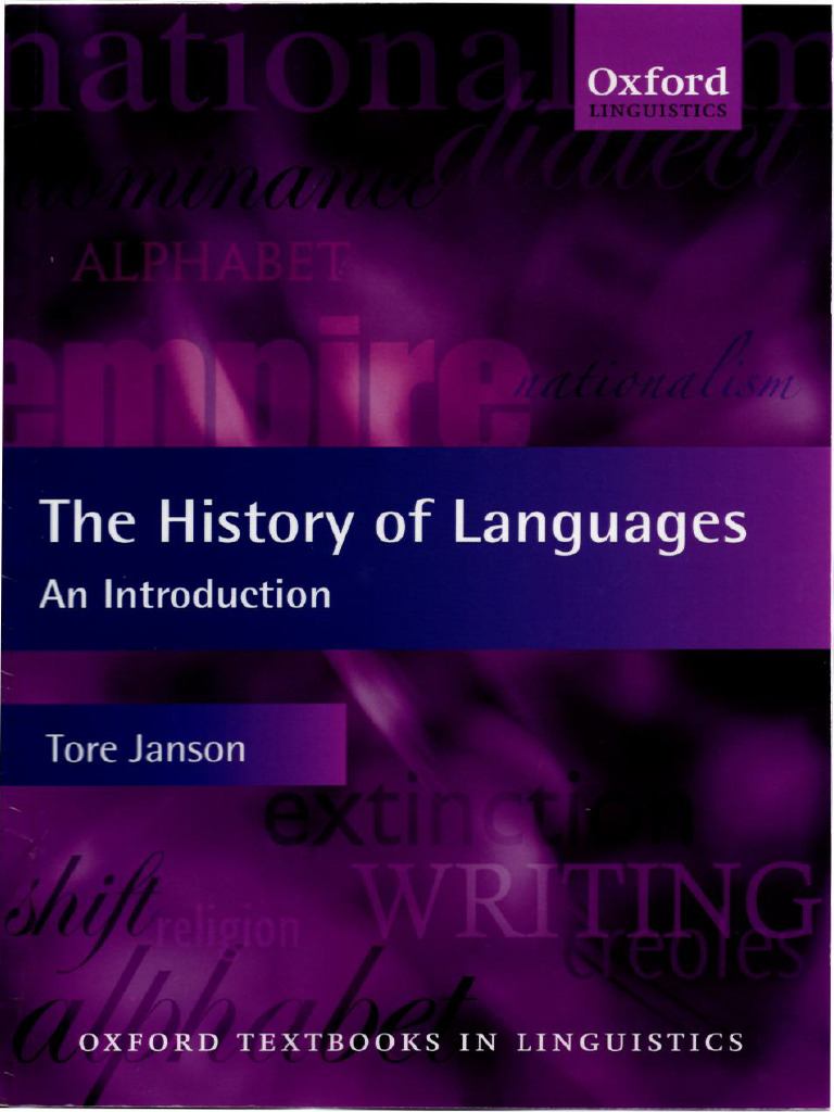 (Oxford Textbooks in Linguistics) Tore Janson - The History of ...