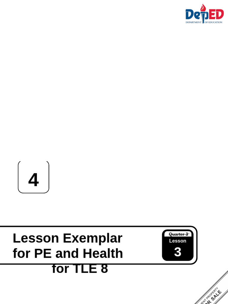 Q3 - LE - PE and Health 4 - Lesson 3 - Week 4 | PDF | Healthy Diet ...