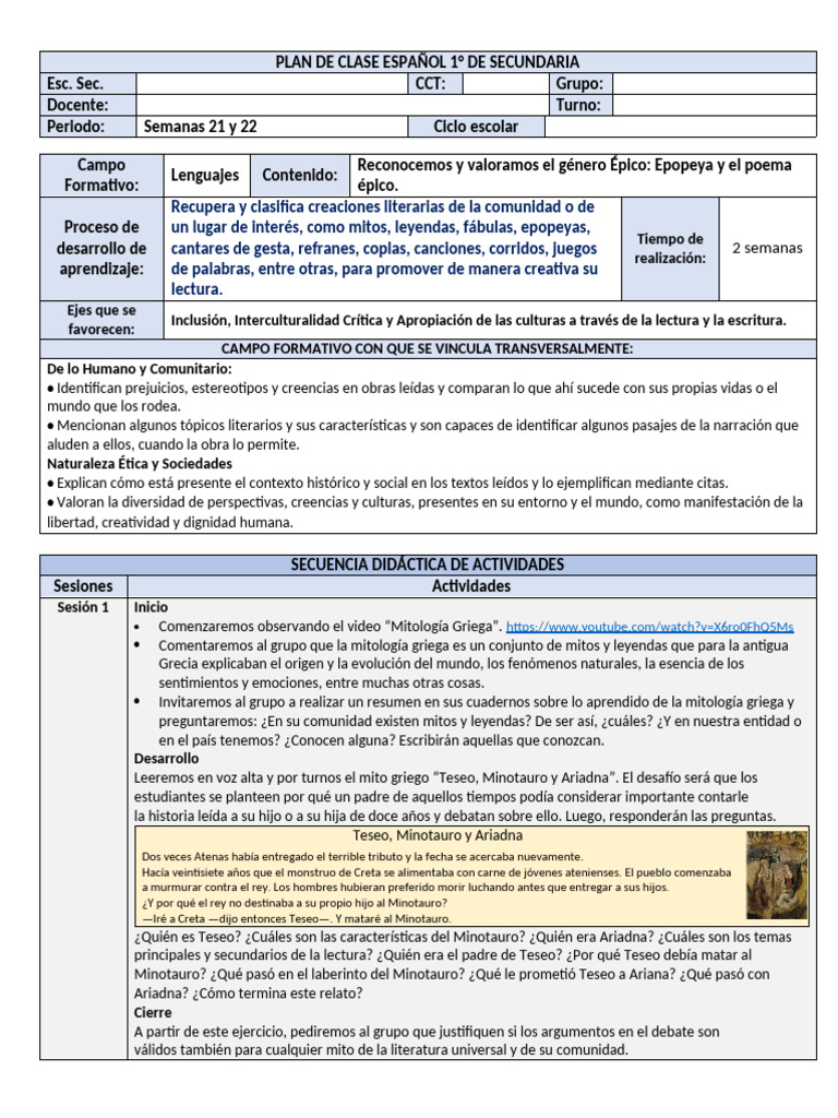 Creaciones Literarias Tradicionales y Contemporáneas. | PDF | Minotauro