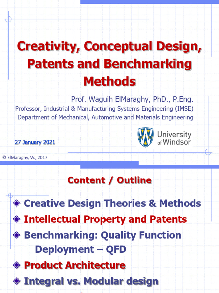 3 Lect-3 Inde8340 Edma w2021 Ideation-patents 27jan21 Full | PDF ...