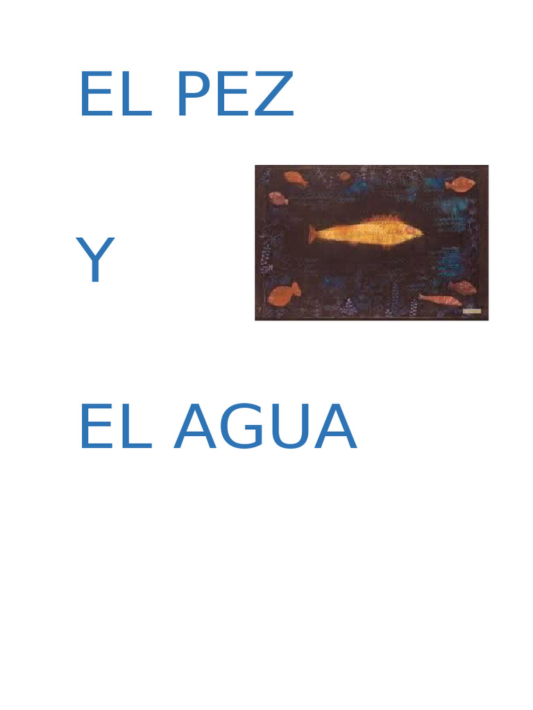 El Pez | PDF | Pescado | Agua