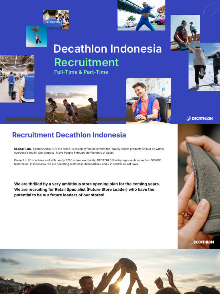 Decathlon Indonesia - Recruitment | PDF | Business