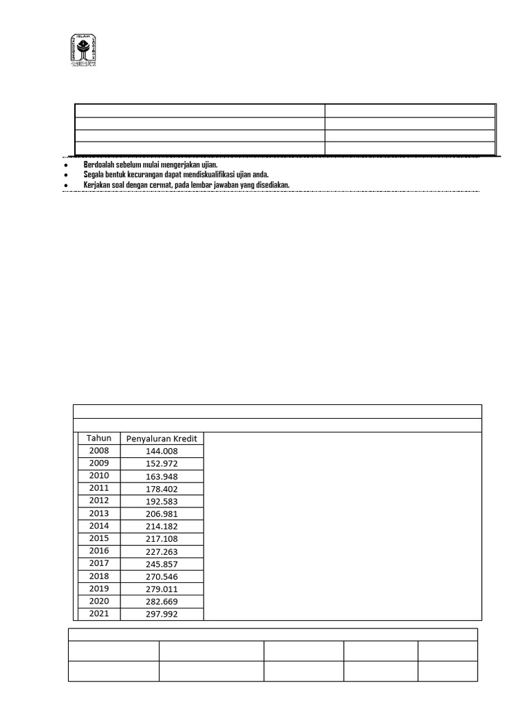 Verifikasi Soal Ujian Statistika Bisnis 2023 | PDF