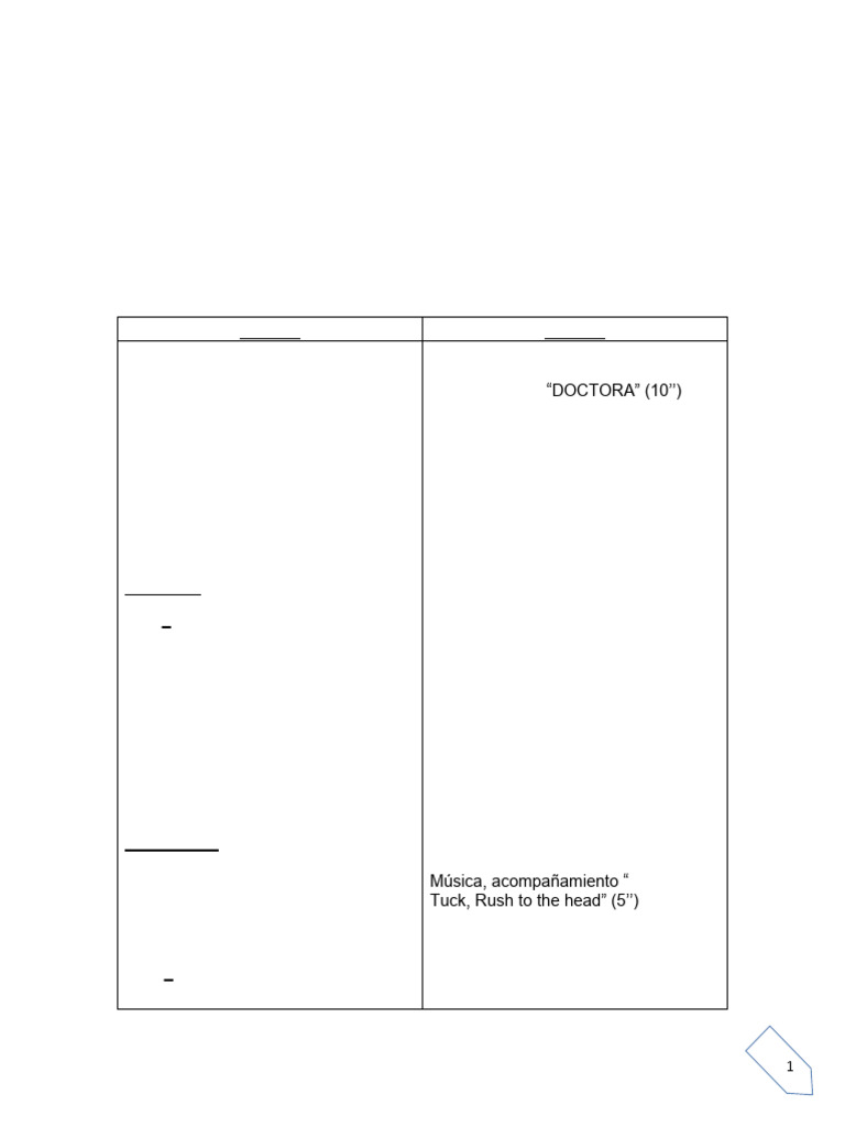 Ejemplo Guion Técnico Programa TV Paradigma Clase Martes Mtra. Brenda ...