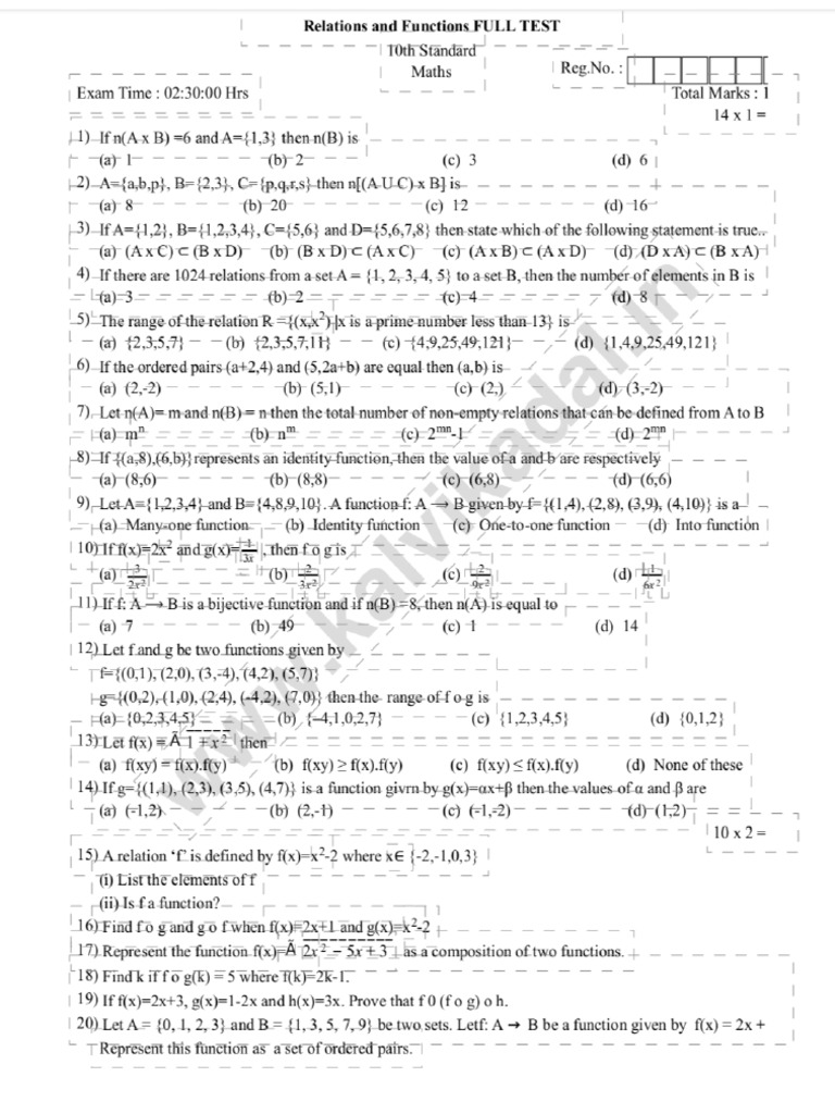 SK Tution Maths Unit Test | PDF