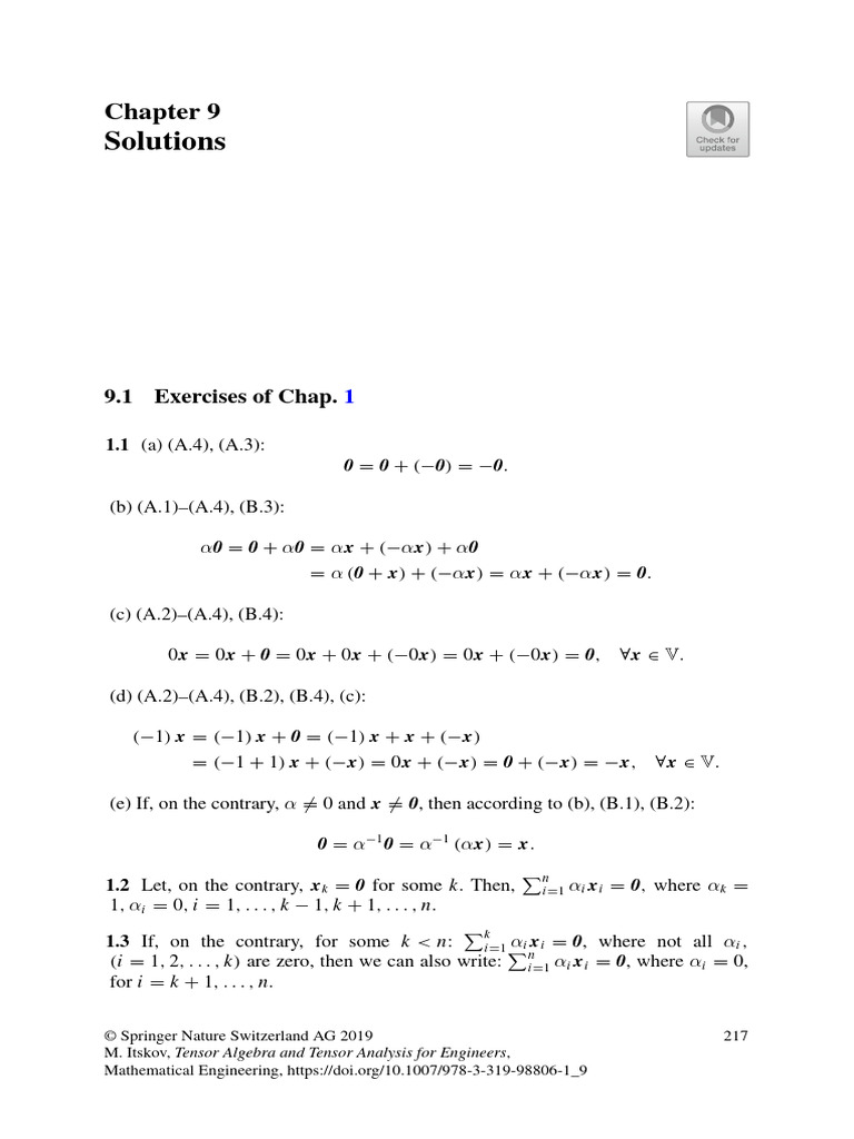Solutions: 9.1 Exercises of Chap | PDF | Representation Theory | Abstract Algebra