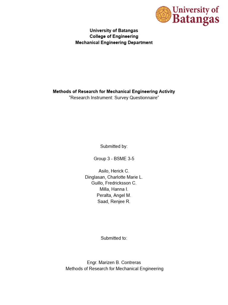 Researcher Made Questionnaire-1 | PDF | Electric Power | Economies