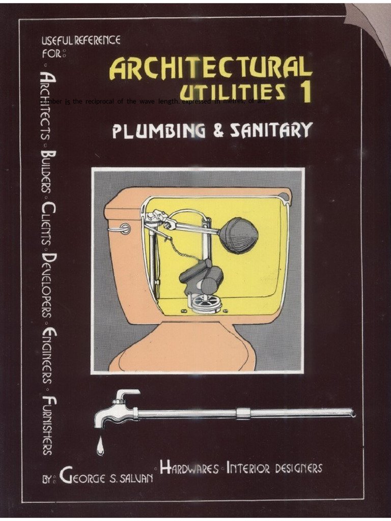Architectural Utilities 1 - Plumbing and Sanitary | PDF | Pump | Plumbing