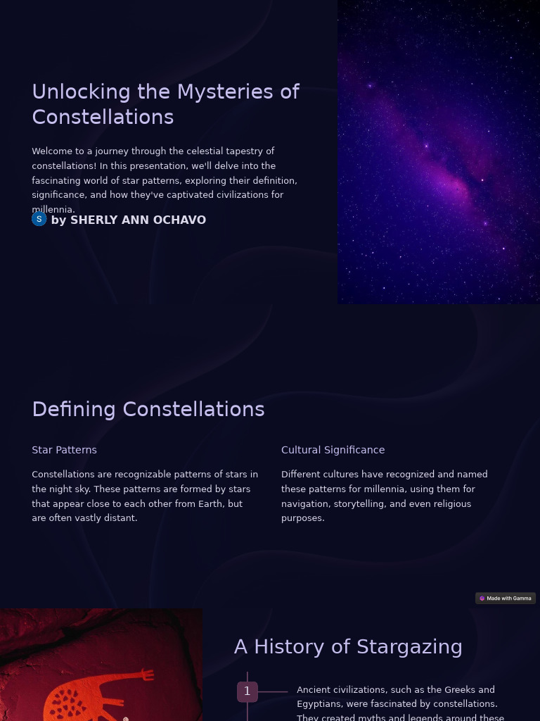 Unlocking The Mysteries of Constellations | PDF | Constellation | Stars