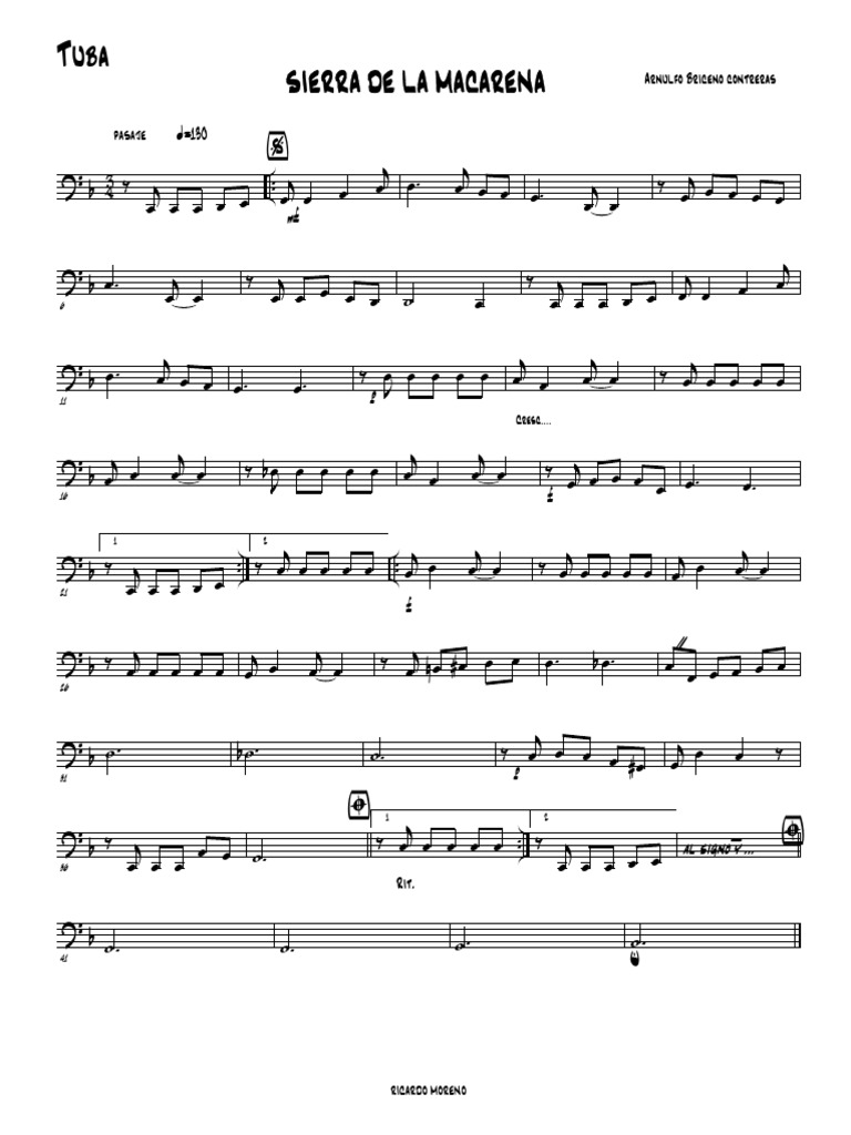 Sierra de La Macarena Melodía | PDF