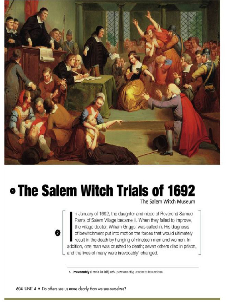 Jakob Meredith - The Sale Witch Trials Web Article | PDF