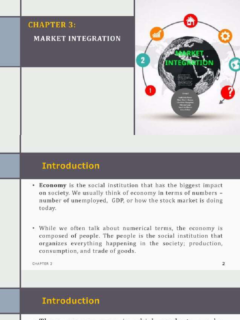Global Economy Global Interstate Market Integration PPT - 021443 | PDF