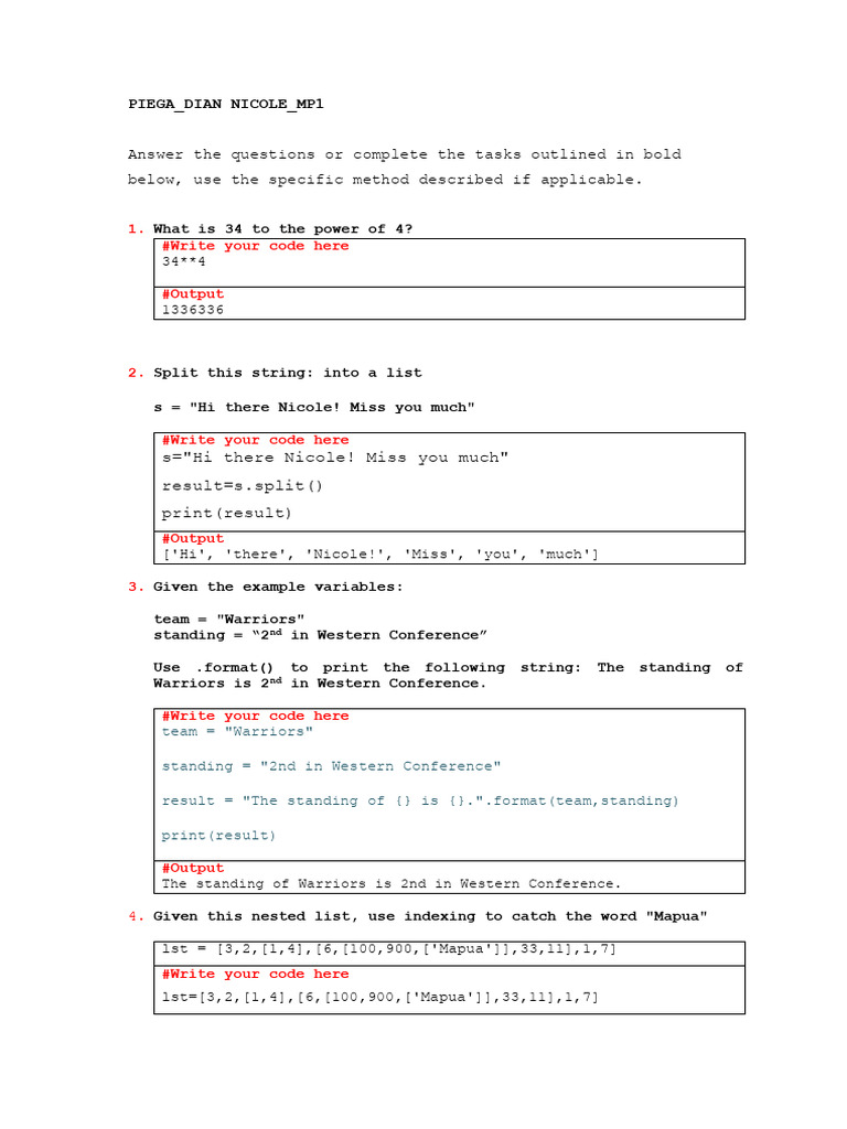 PIEGA_DIANNICOLE_MP1 | PDF | Computer Science | Programming Paradigms