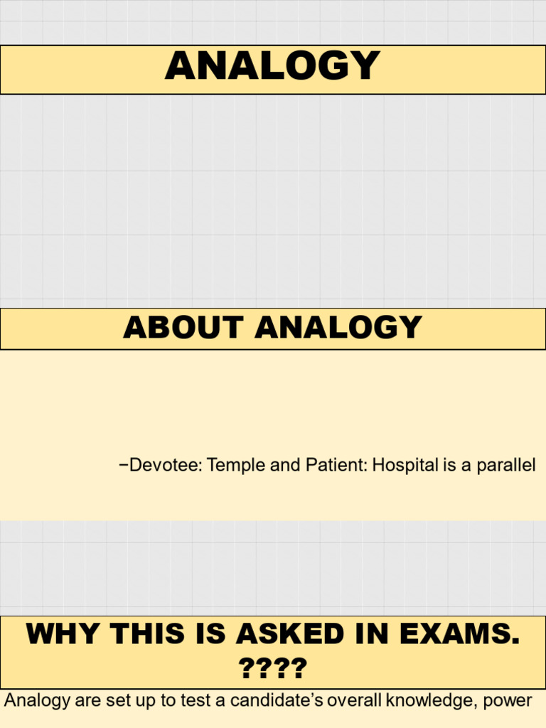 ANALOGY | PDF | Analogy