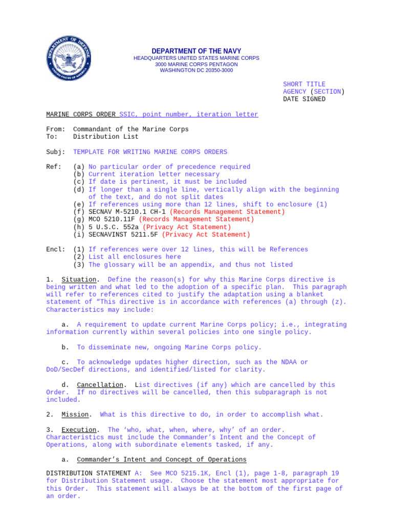 MCOTemplate | PDF | Records Management