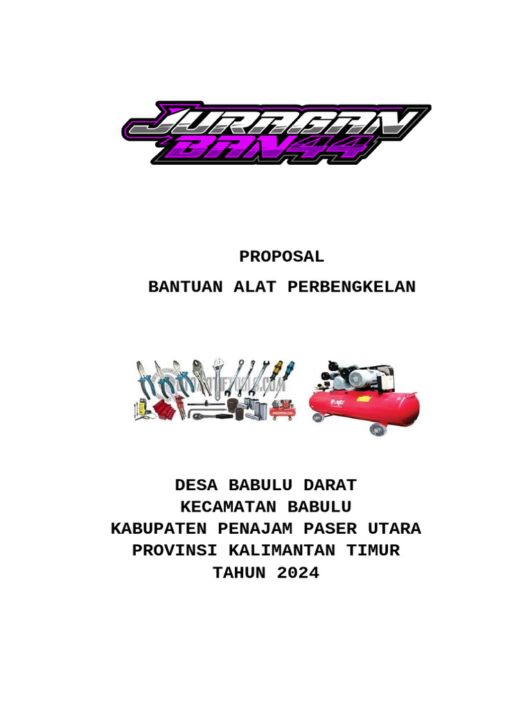 proposal-bengkel (3) | PDF