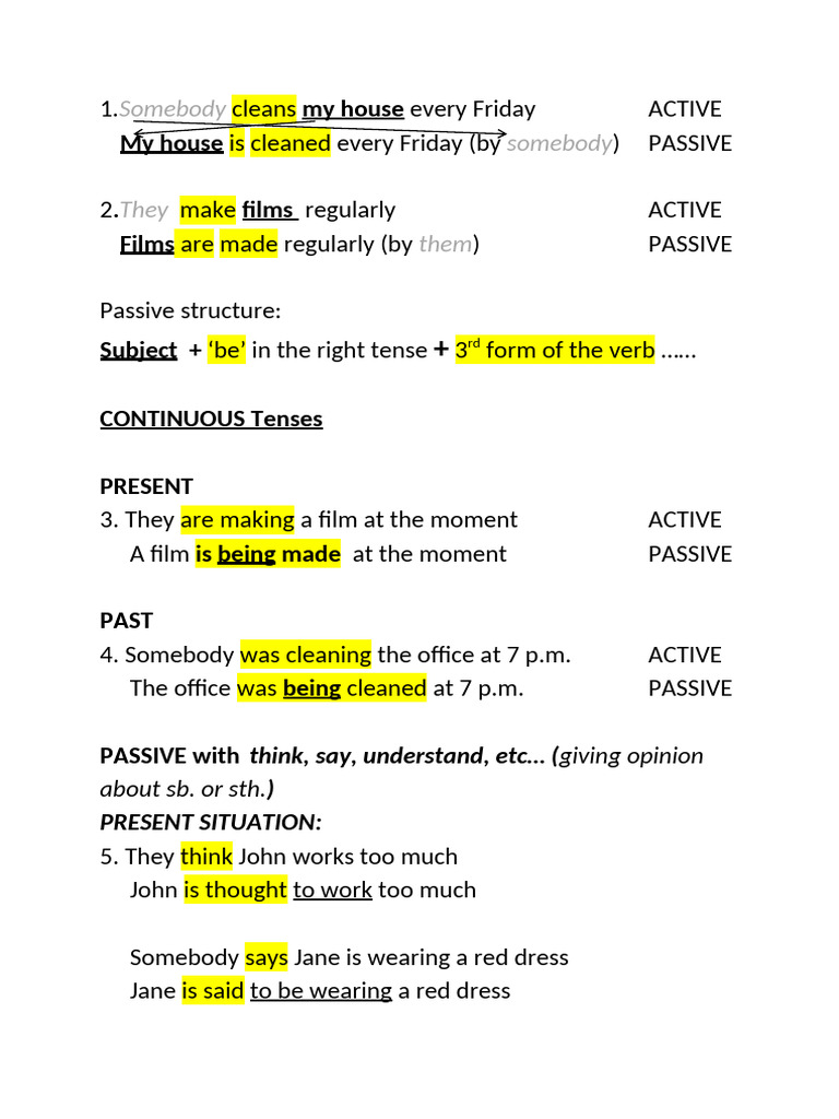 Passive Theory | PDF