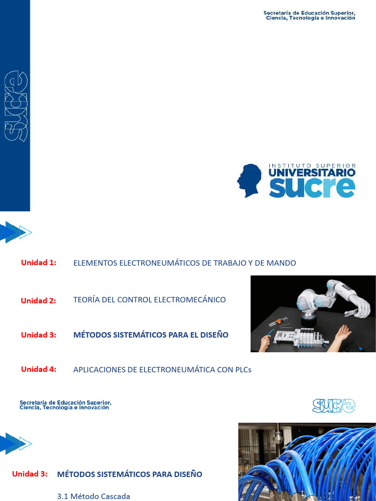 Unidad 3 Electroneumatica 2024-2 | PDF | Neumática | Filtración