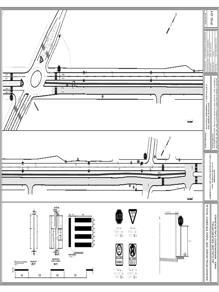 Ps 01 Planta General Y Detalles De Señalizacion Pdf