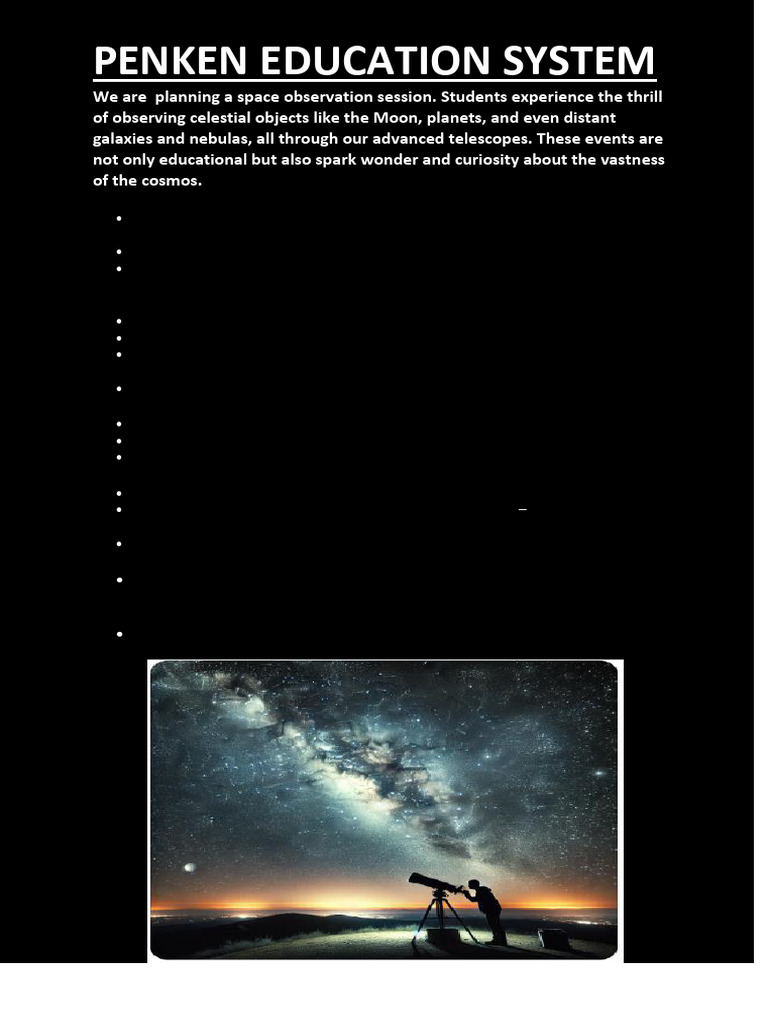 Space Observation Session | PDF