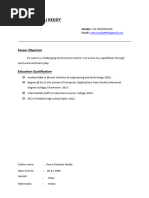 Deva Resume | PDF | Pl/Sql | Databases