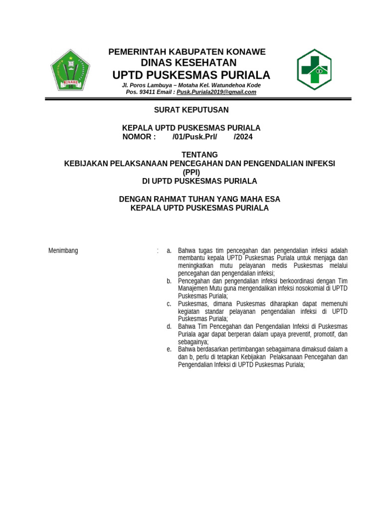 SK Kebijakan Ppi | PDF