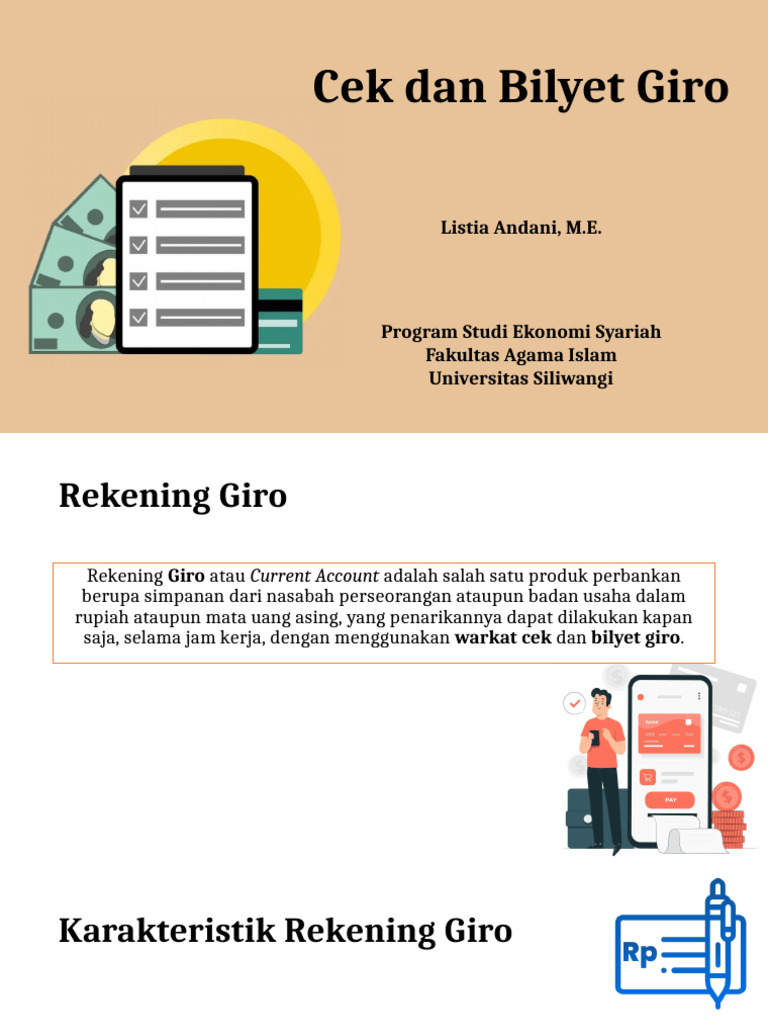 Cek Dan Bilyet Giro | PDF