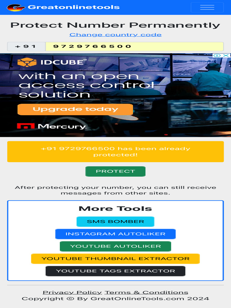 Protect Your Number with Great Tools | PDF