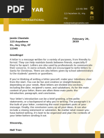 Layout of An Eyewitness Report | PDF