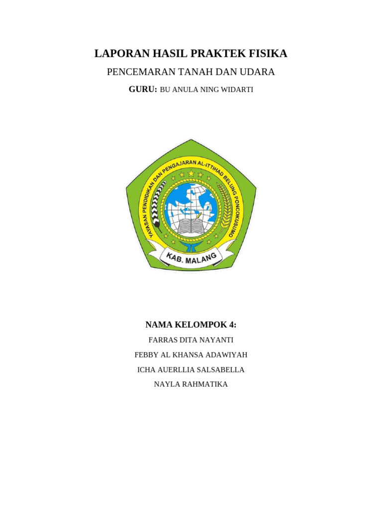 Laporan Hasil Praktek Fisika | PDF