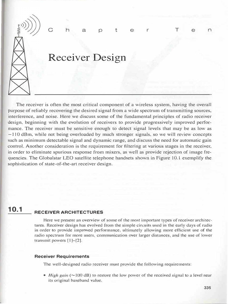 Receiver Design in Wireless Systems | PDF | Signal To Noise Ratio ...
