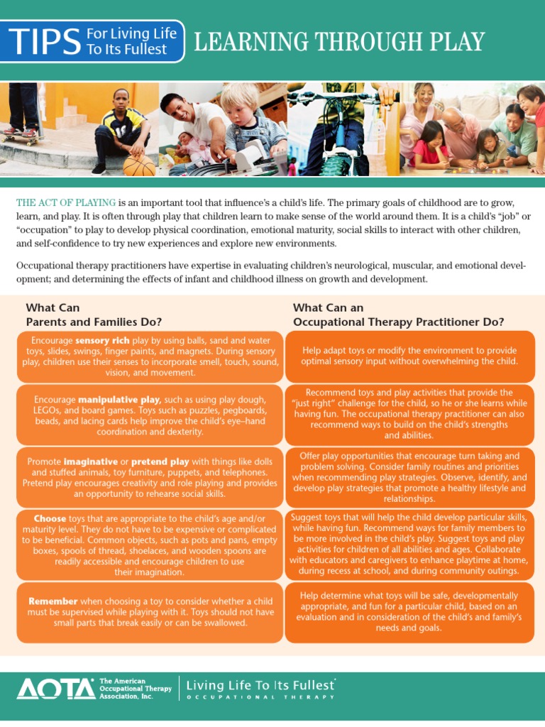 Learning Through Play | PDF | Toys | Occupational Therapy