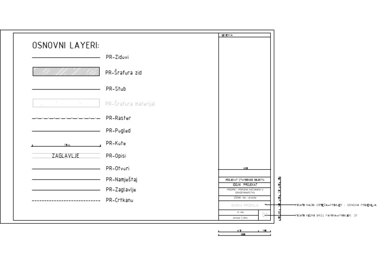PRUG II3 Bazni Crtež Model | PDF