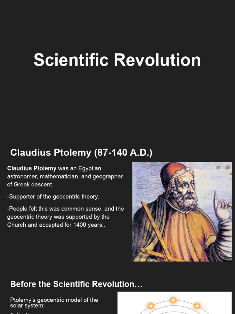 Scientific Revolution | PDF | Heliocentrism | Galileo Galilei