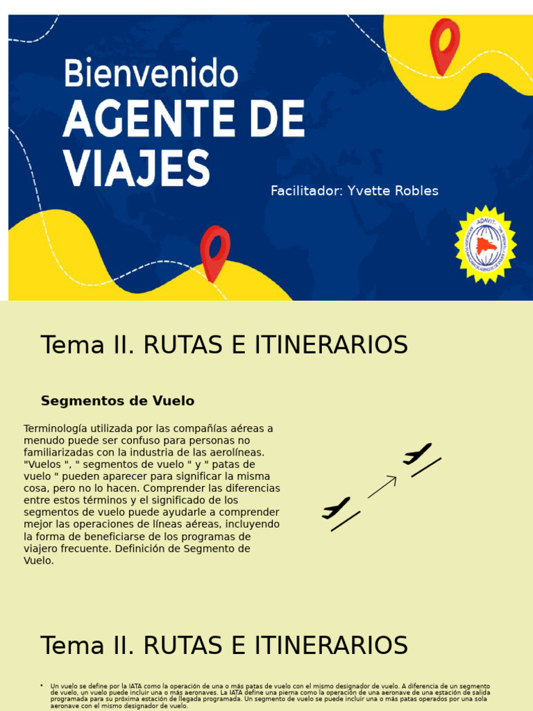 Tema Ii-Iii-Iv Modulo 2 - Adavit | PDF | Turismo | aerolíneas