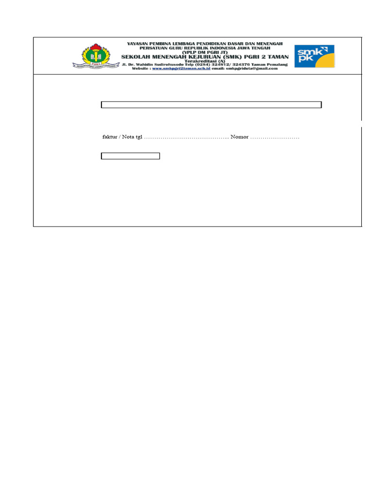 kwitansi partisi | PDF