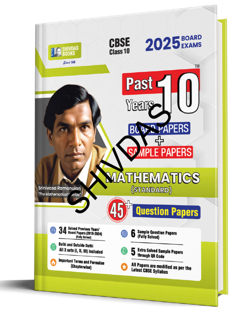 X 10 Years (Maths) E-Specimen | PDF | Circle | Quadratic Equation