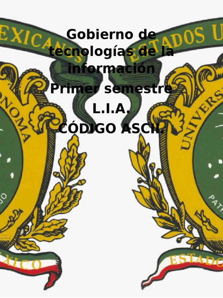 Características y Tabla del Código ASCII | PDF