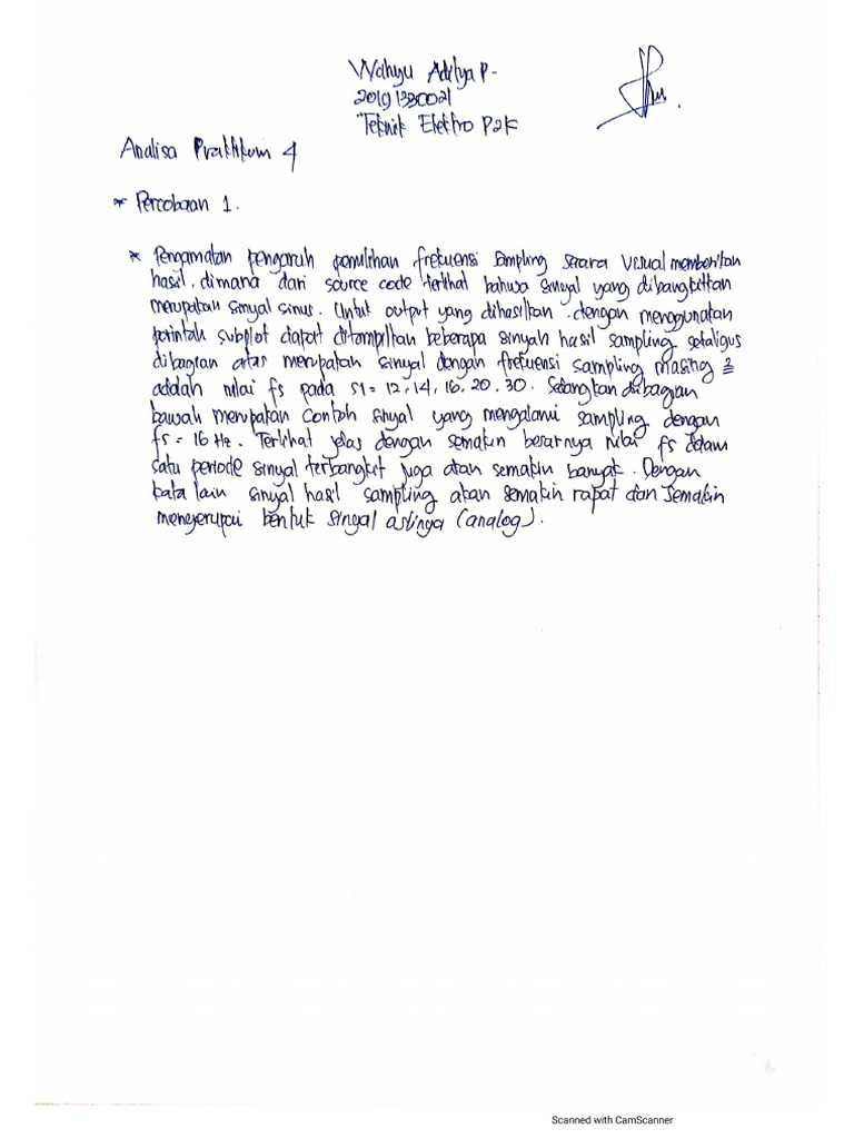 DSK - Analisa Dan Kesimpulan - Praktikum 4 | PDF