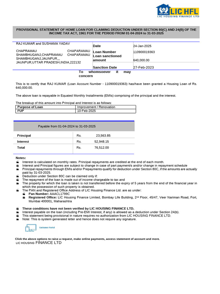 ProvisionalCertificate | PDF | Mortgages | Loans